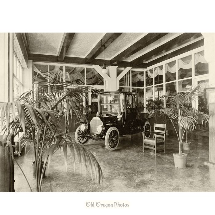 EMF Opera Coupe in Portland Studebaker Showroom - c. 1910